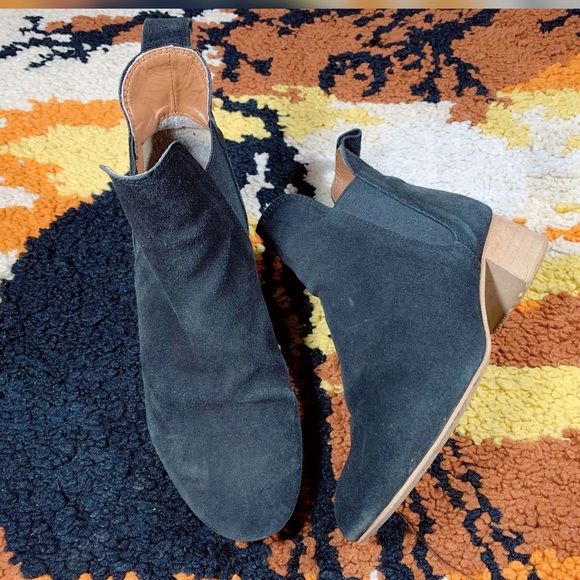 Topshop | Shoes | Topshop Barley Chelsea Wooden Heel Bootie | Poshmark